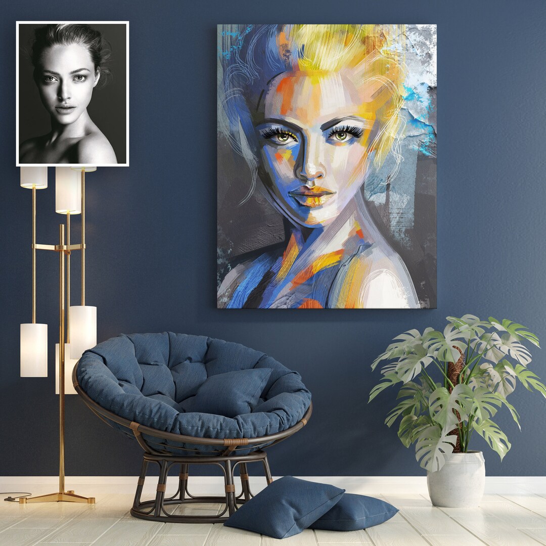 Personalized Digital Oil Paint PRINTABLE Digital Art From Photo ...