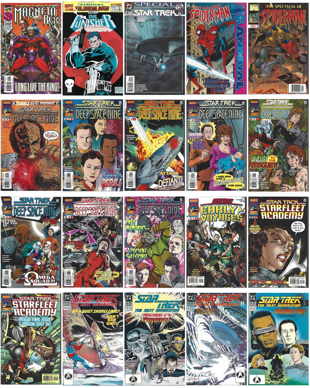 Vintage Comic Collection JPEG - Etsy