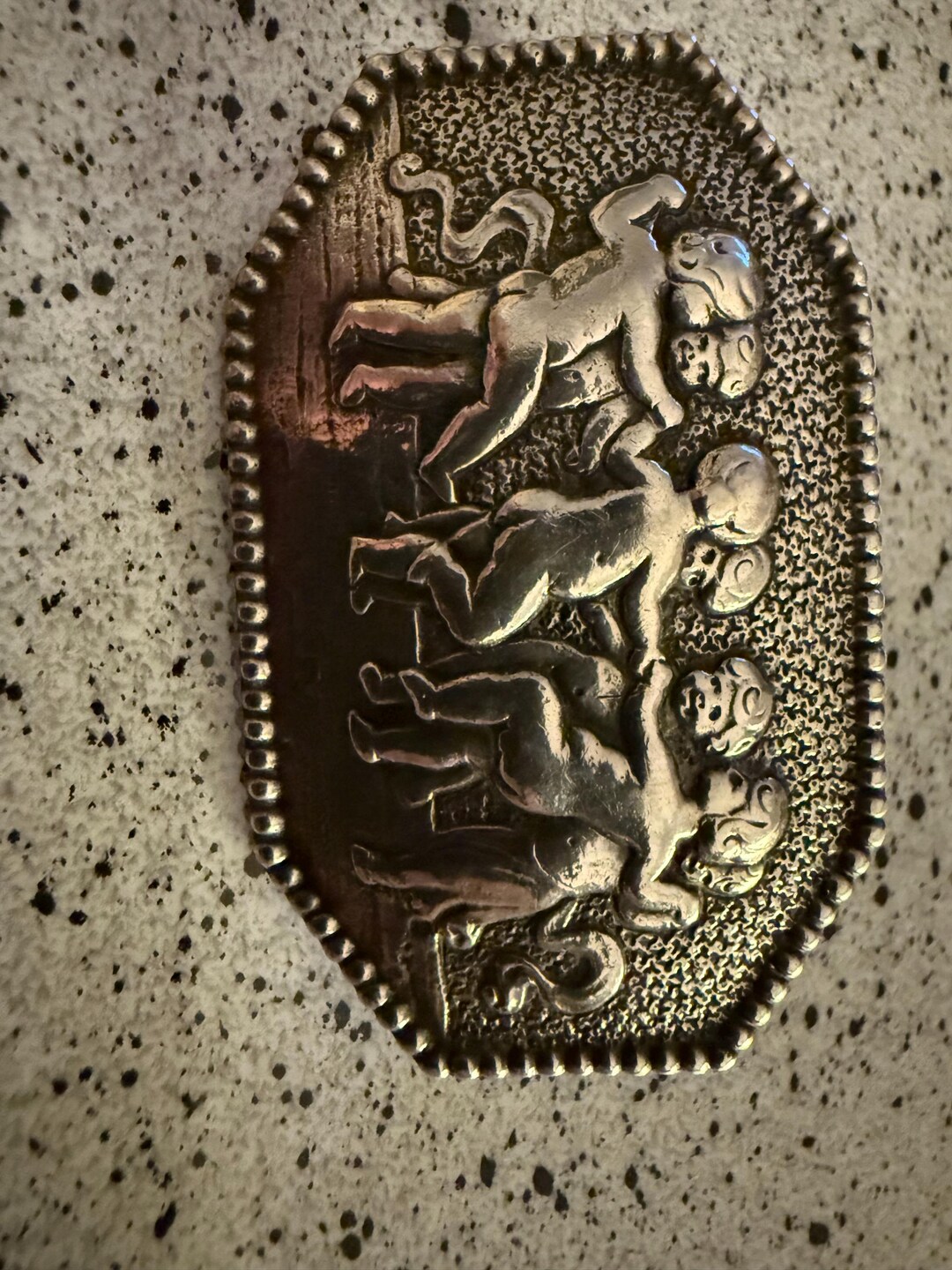 Dancing Putti, 800 Silver by Adolf Mayer Frankfurt Ca 1915. - Etsy
