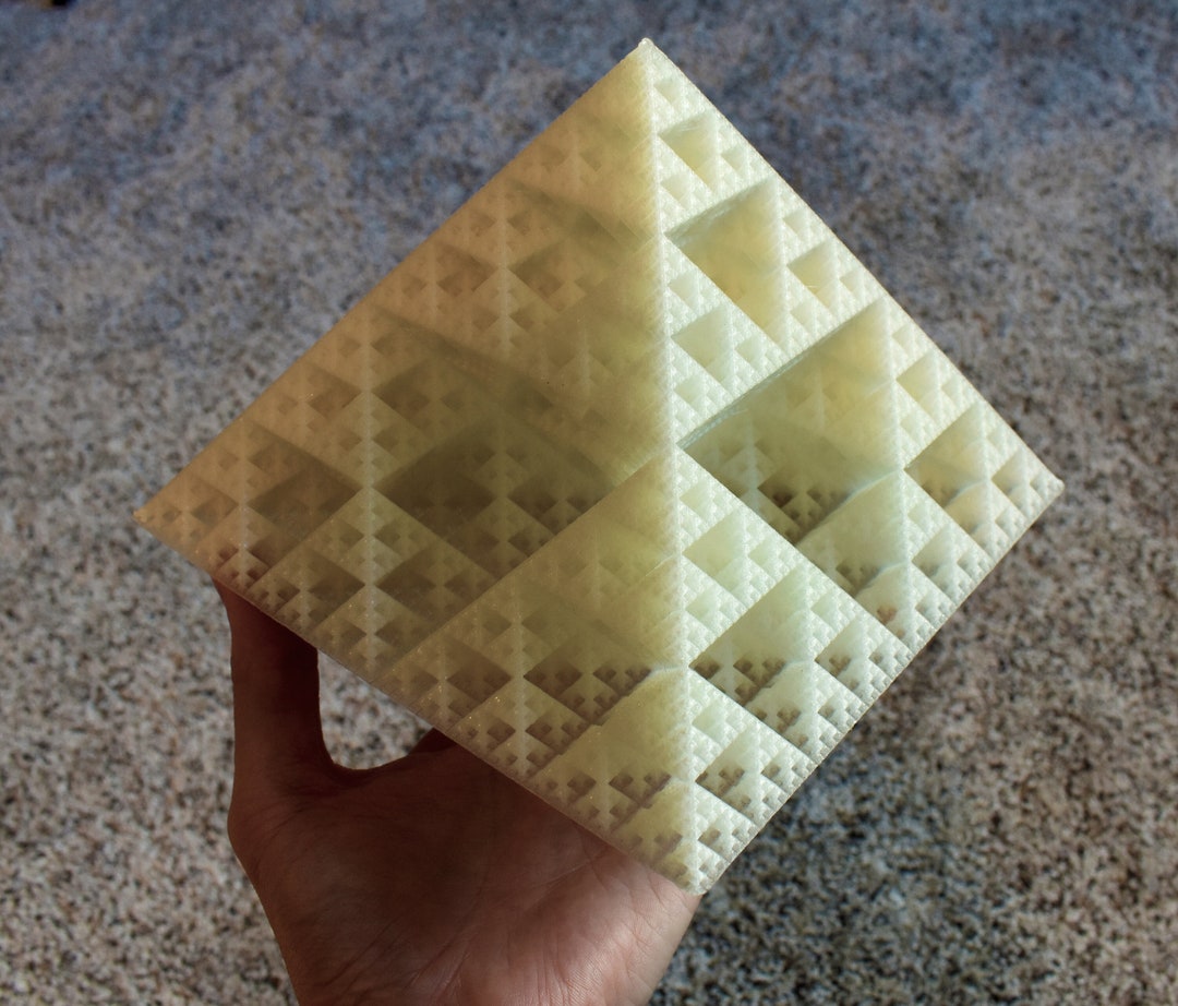 Factual Pyramid Glowing 3D Print Art/ Desk Toy - Etsy