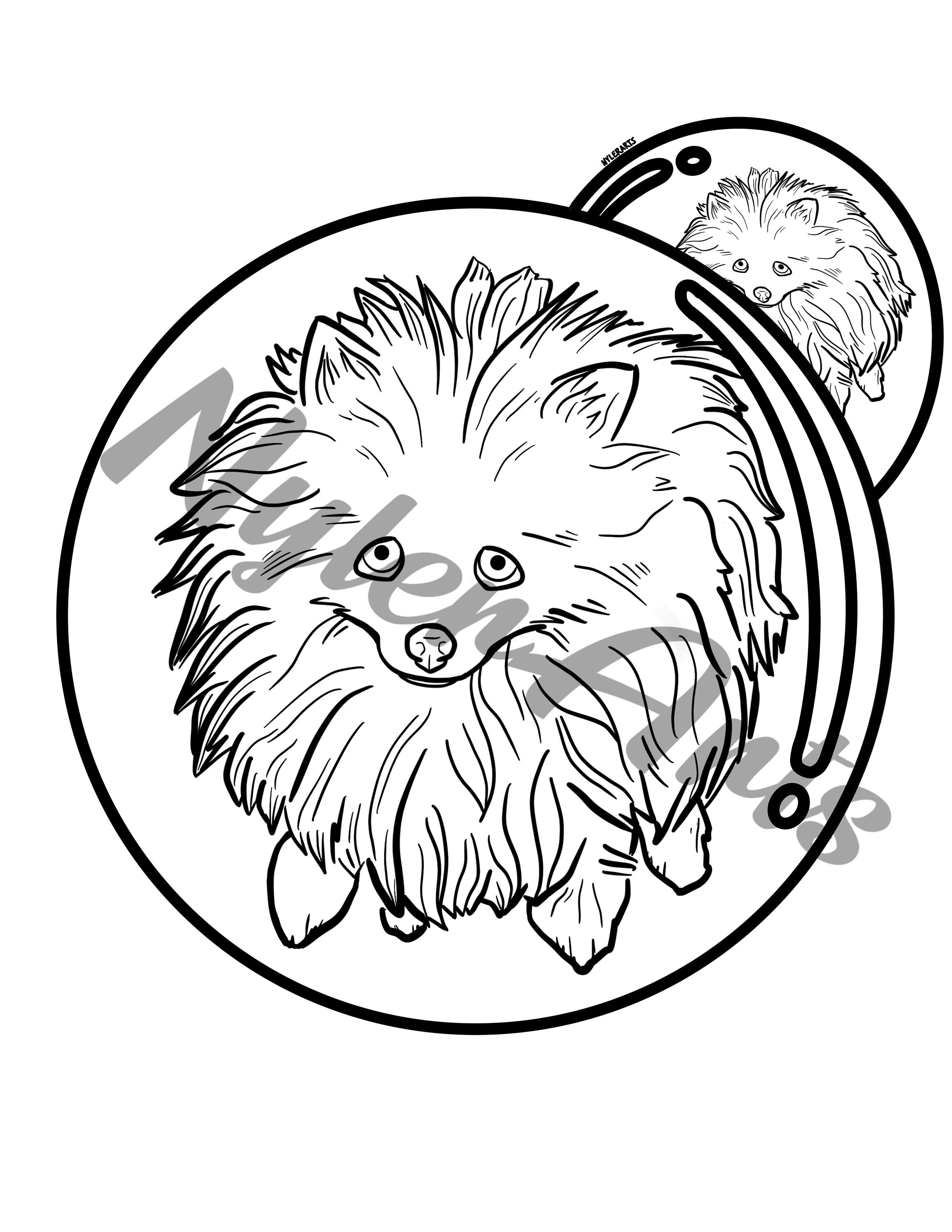 Printable Dog Coloring Pages 4 Pack Just Download and Print - Etsy