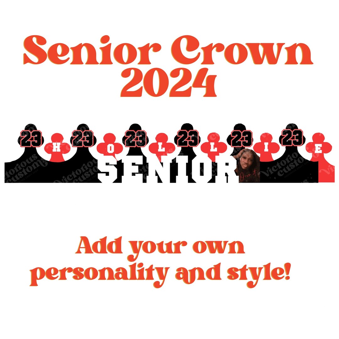 Senior Crown High School Senior Crown Custom Senior Crown Class of 2025 ...