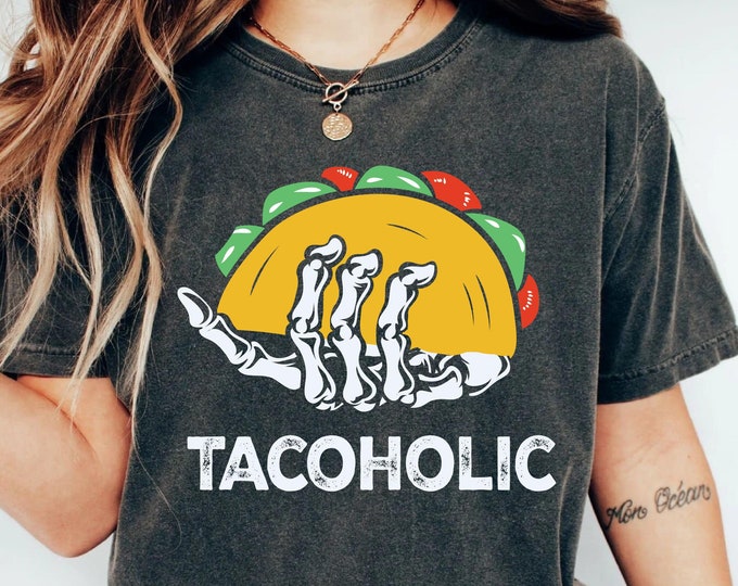 Taco Lover Shirt, Taco Shirt, Taco Gift, Food Shirt, Mexican Food Shirt ...