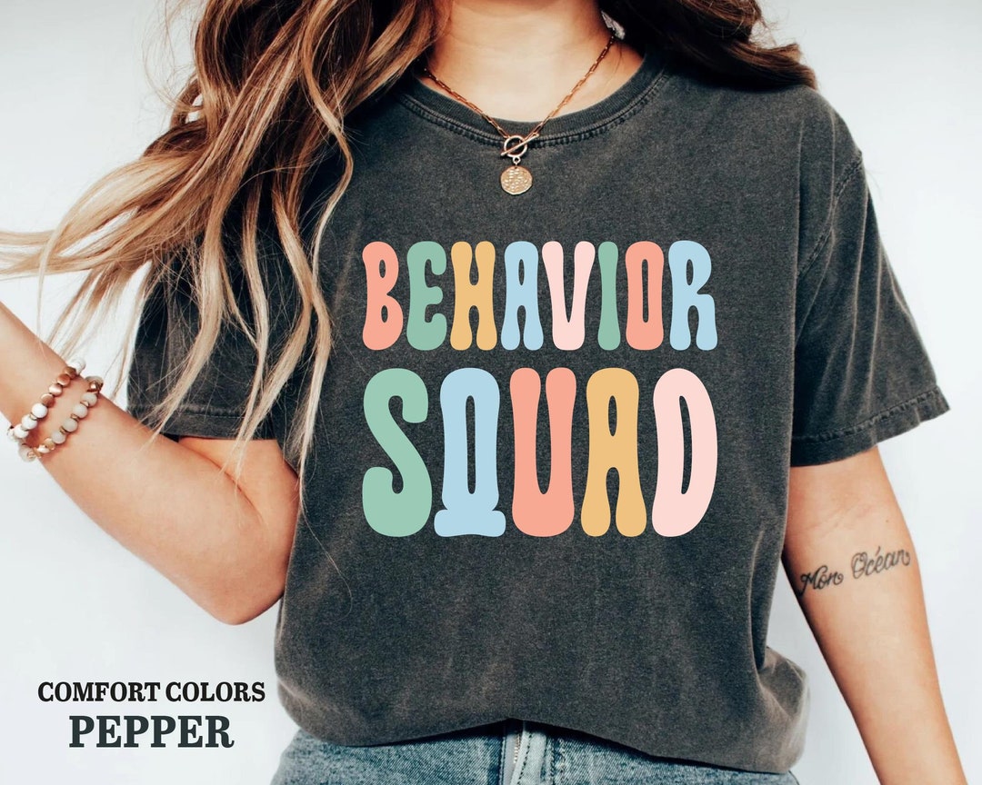 Behavior Squad Shirt Special Education Teacher Shirt Gift for Behavior ...