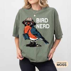Bird Nerd Shirt Bird Watcher Shirt Nature Lover Gift Birding Apparel ...
