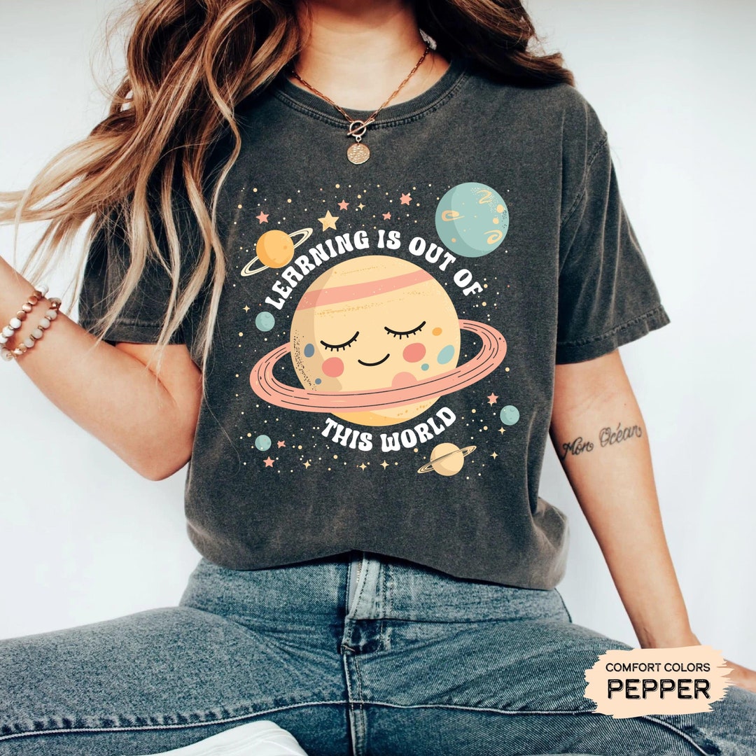 Funny Science Teacher Shirt Learning is Out of This World Shirt Outer ...