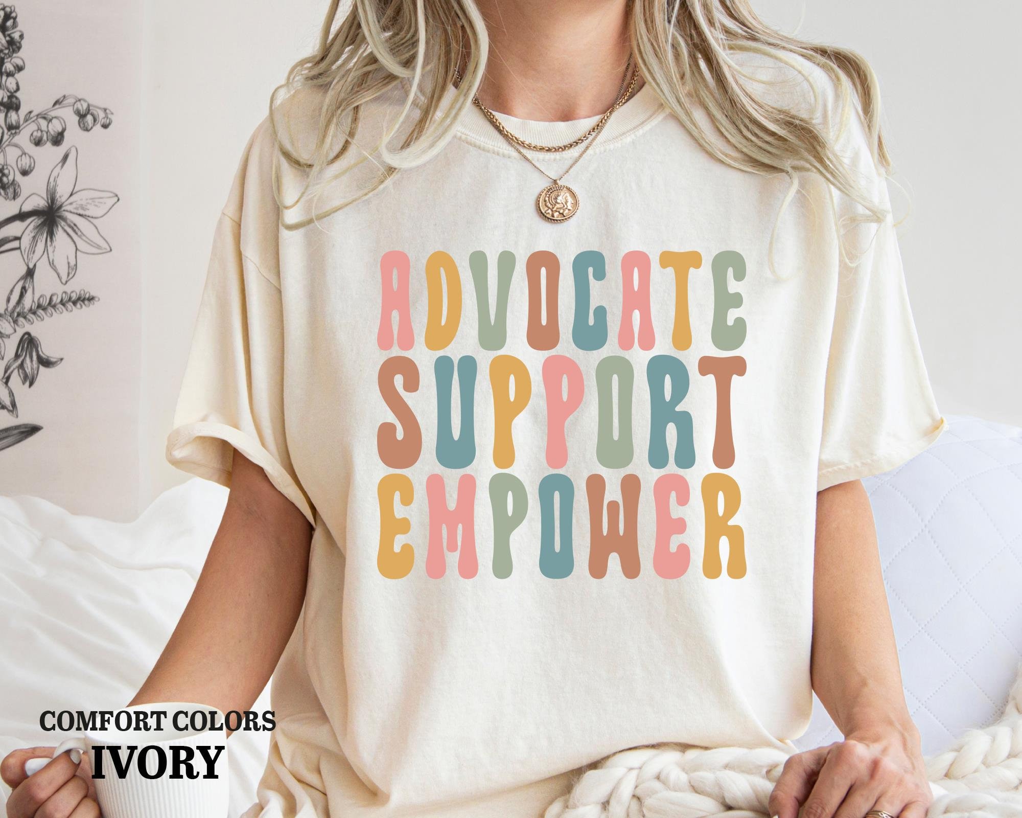 Empowered Women Shirt Advocate Support Empower Shirt Neurodiversity ...