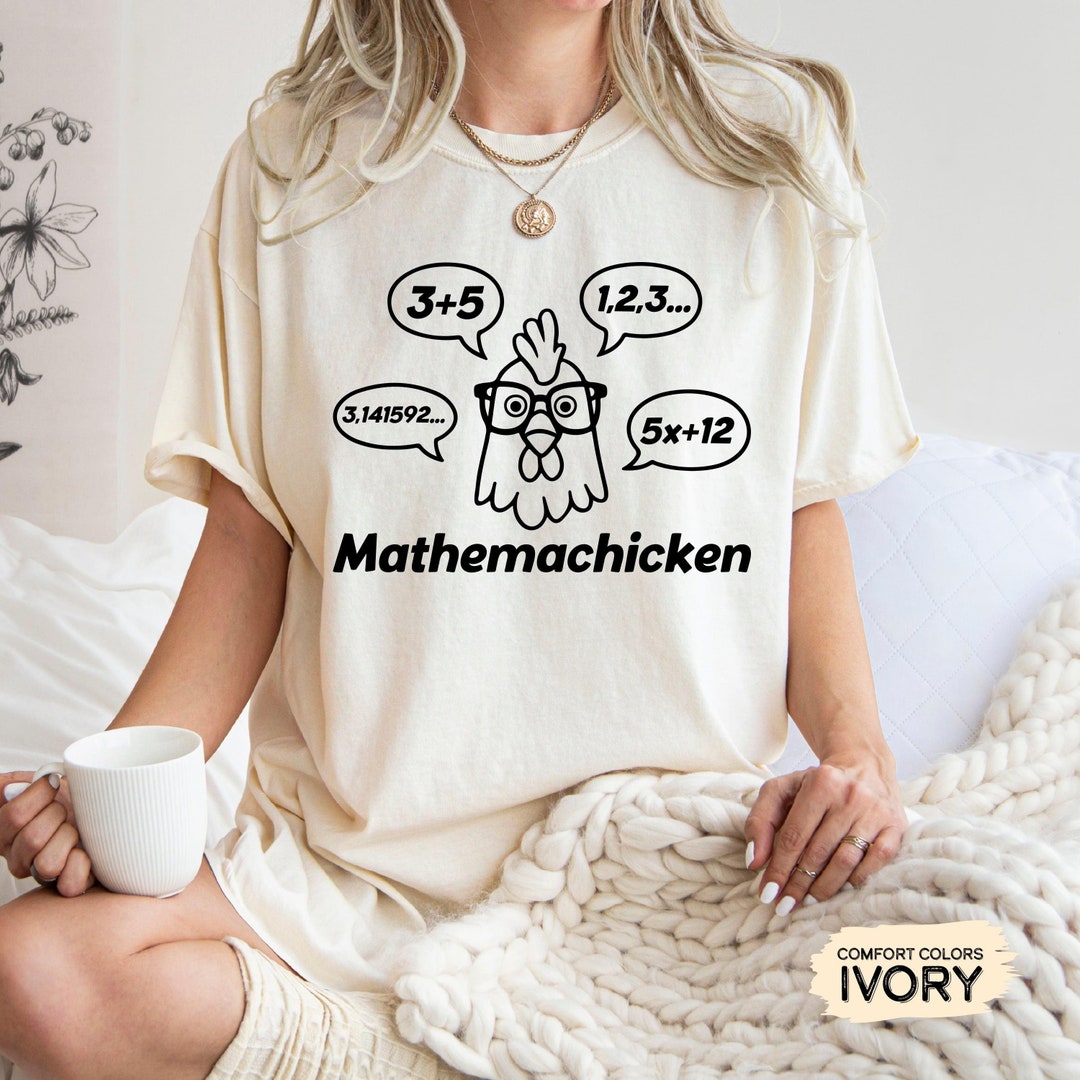 Funny Math Teacher Shirt Mathemachicken Shirt Math Lover Gift Humorous ...
