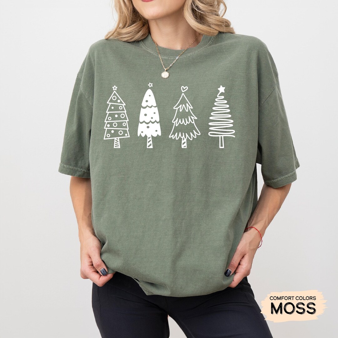 Christmas Trees Shirt Christmas Season Shirt Tree Lover Shirt Festive ...