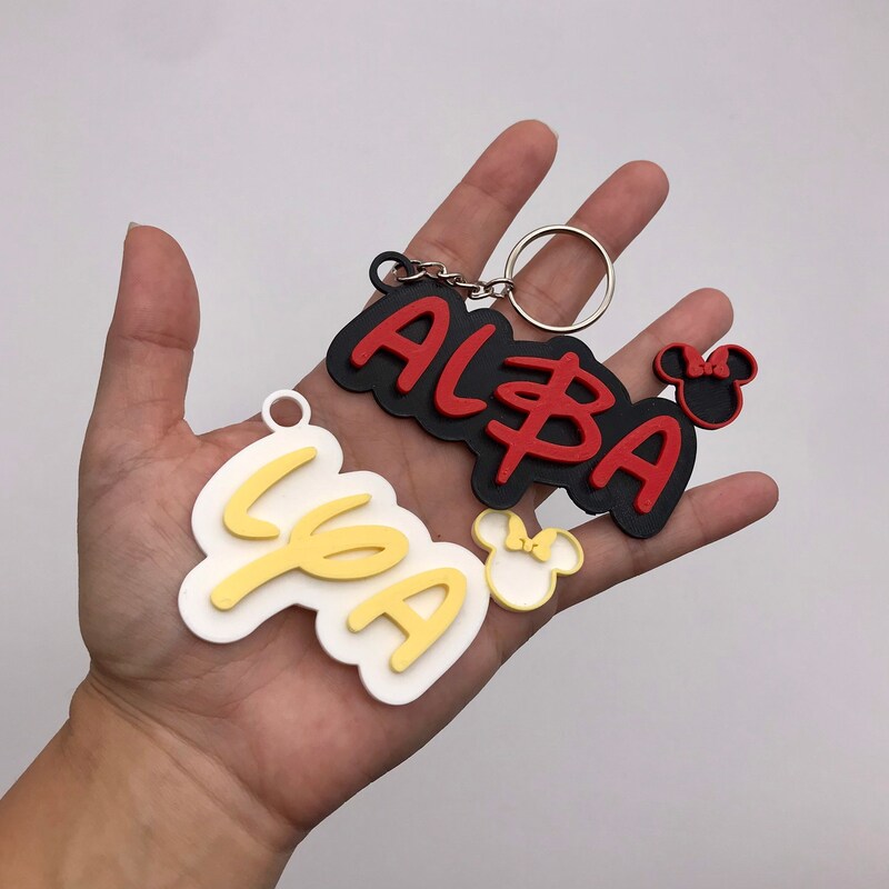 Mickey Name Tag - Etsy