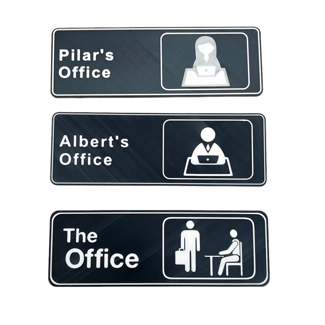 Custom the Office Door Sign,3d Printed the Office Tv Show,office Wall ...