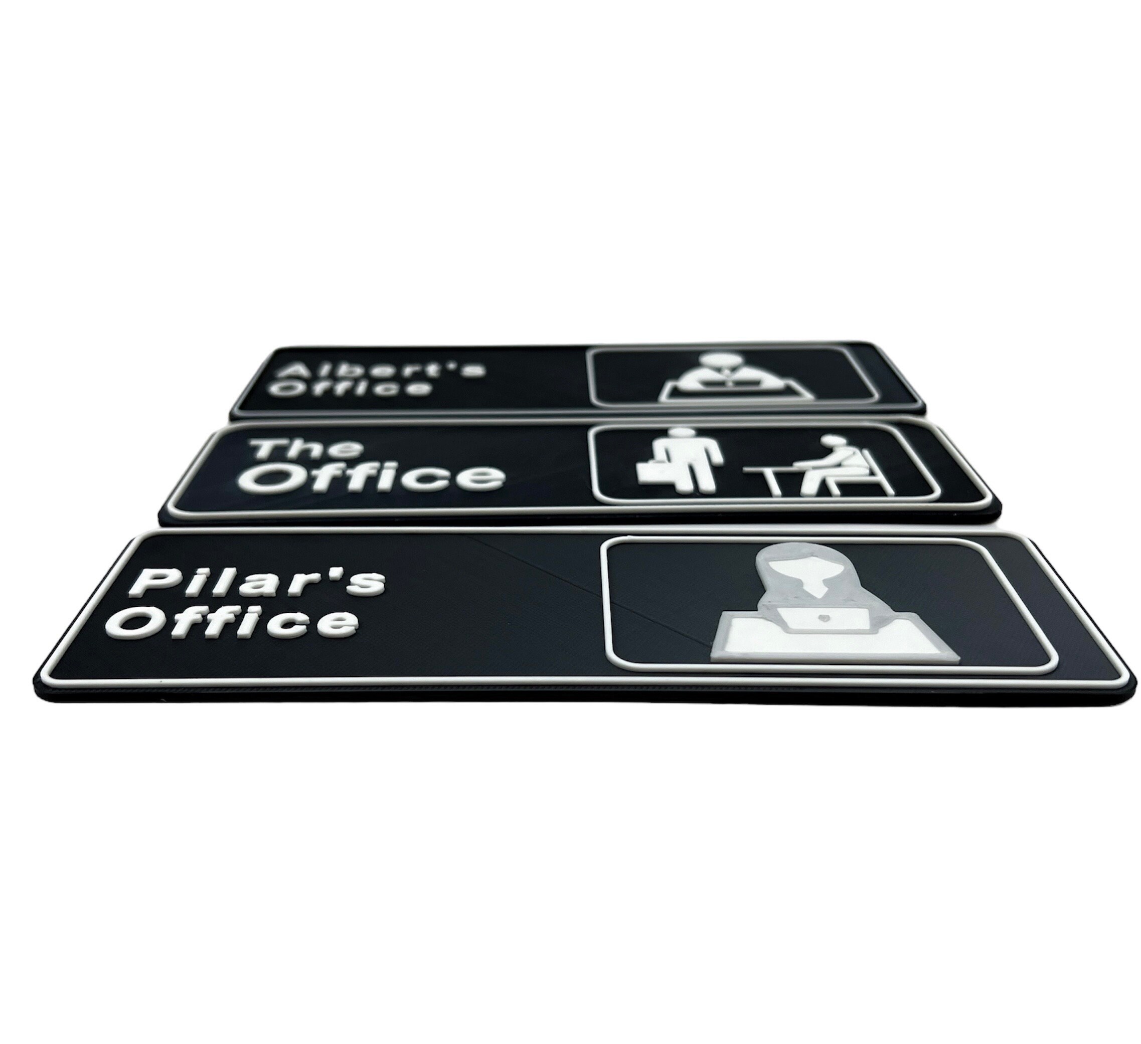 Custom the Office Door Sign3d Printed the Office - Etsy