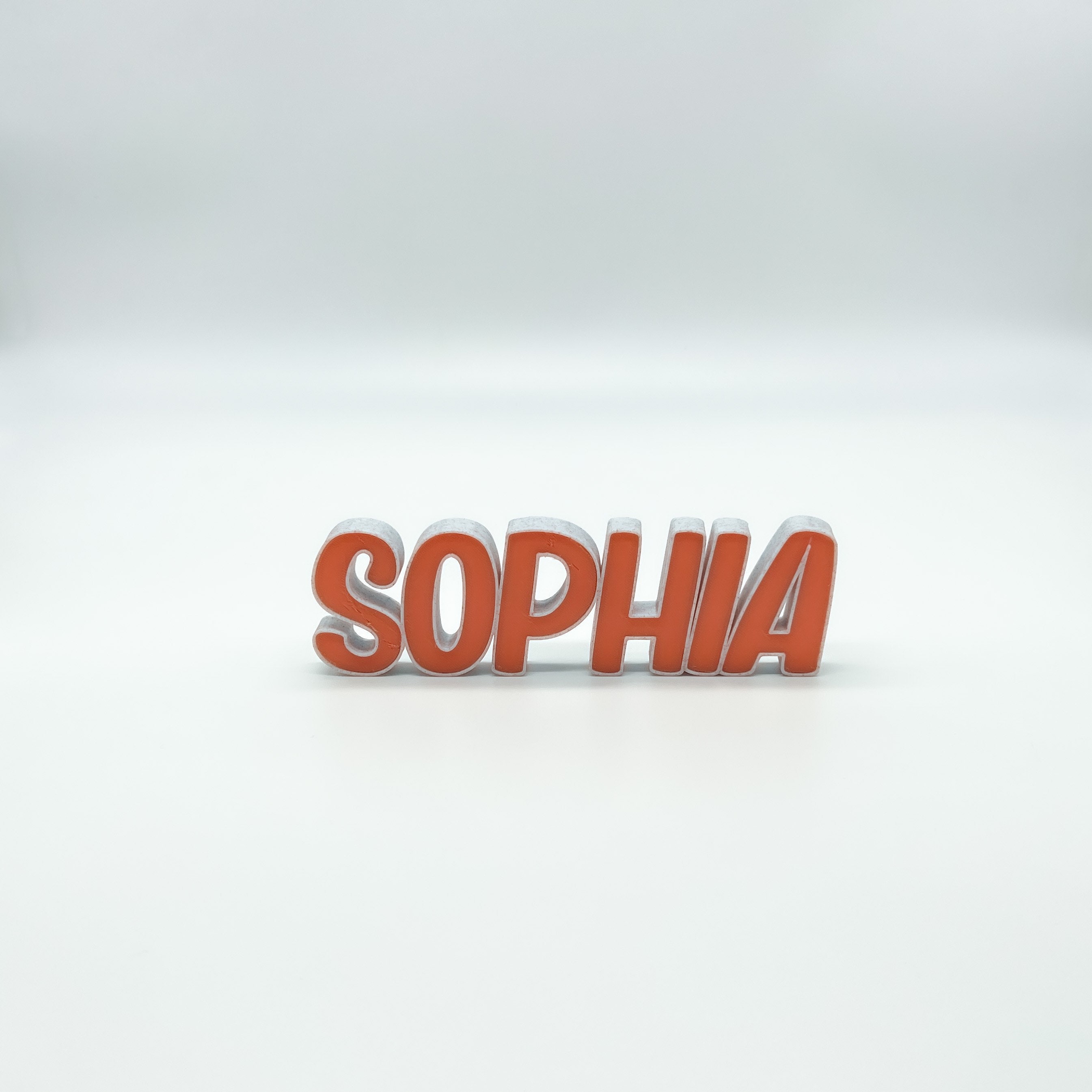 Custom Desk Name Plate 3d Print,multicolor 3D Printed Name for Desk ...