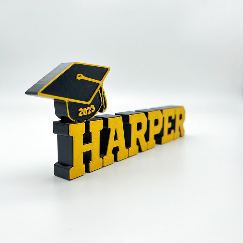 Custom Name for Graduation Party Decorations 2023, 3D Printed Name With ...