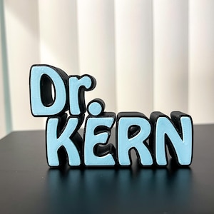 Custom Doctor Desk Name Plate, Phd Graduation Gifts Nameplate, 3d ...