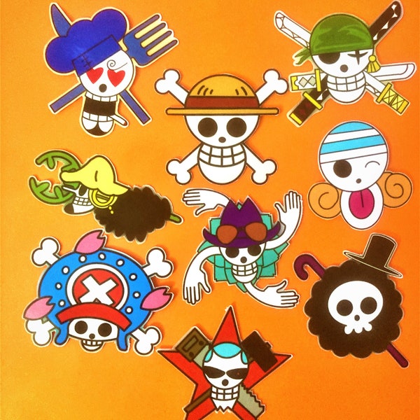 One Piece Vinyl Stickers - Etsy