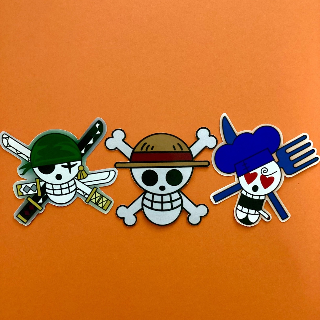 Straw Hats the Monster Trio Sticker Bundle | One Piece Stickers - Etsy