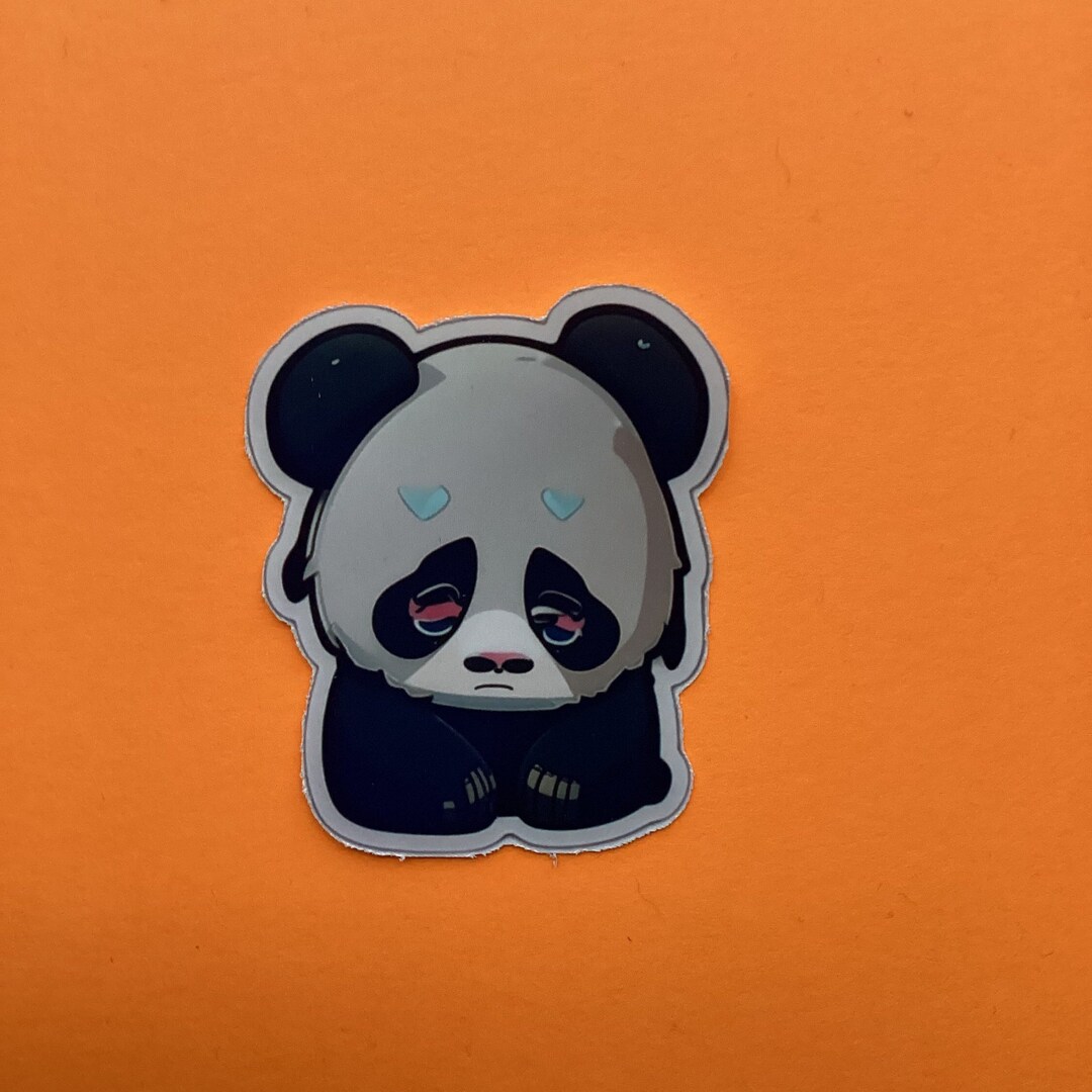 A Very Sad Panda Sticker Vinyl Waterproof - Etsy