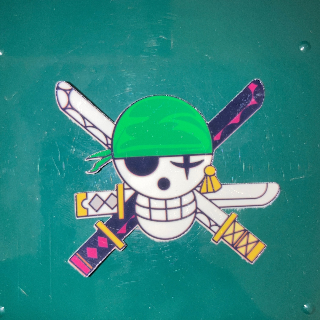 Roronoa Zoro One Piece Stickers . Water Resistant Vinyl Manga Stickers ...