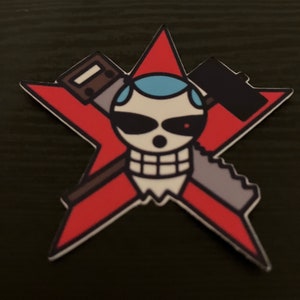 Franky One Piece Stickers - Etsy