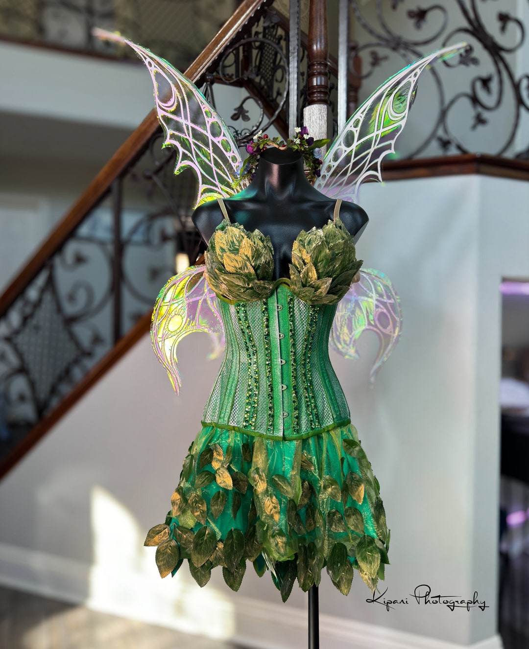 Crystal Steel Boned Underbust Corset for Cosplay, Burlesque, Fantasy ...