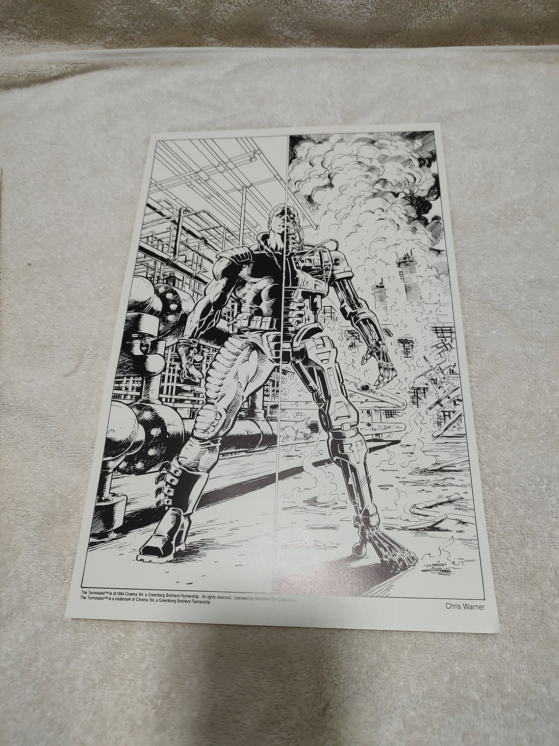 The Terminator Cover Art Plates - Etsy
