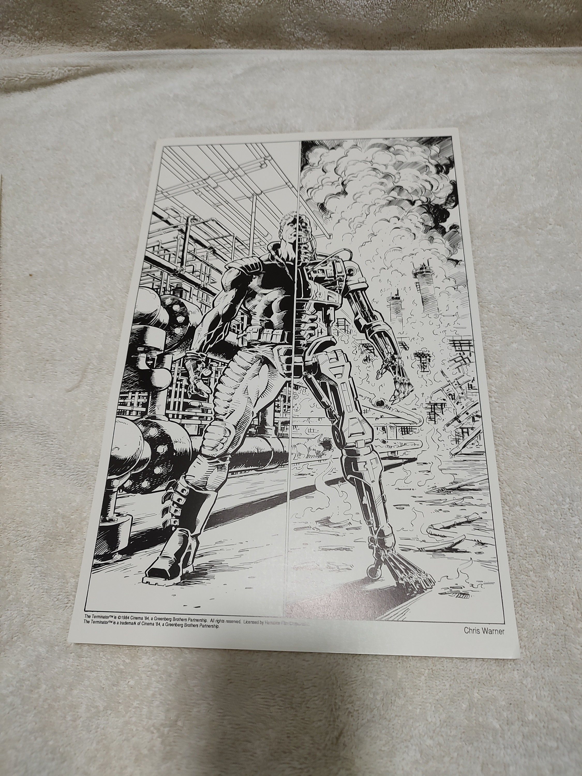 The Terminator Cover Art Plates - Etsy