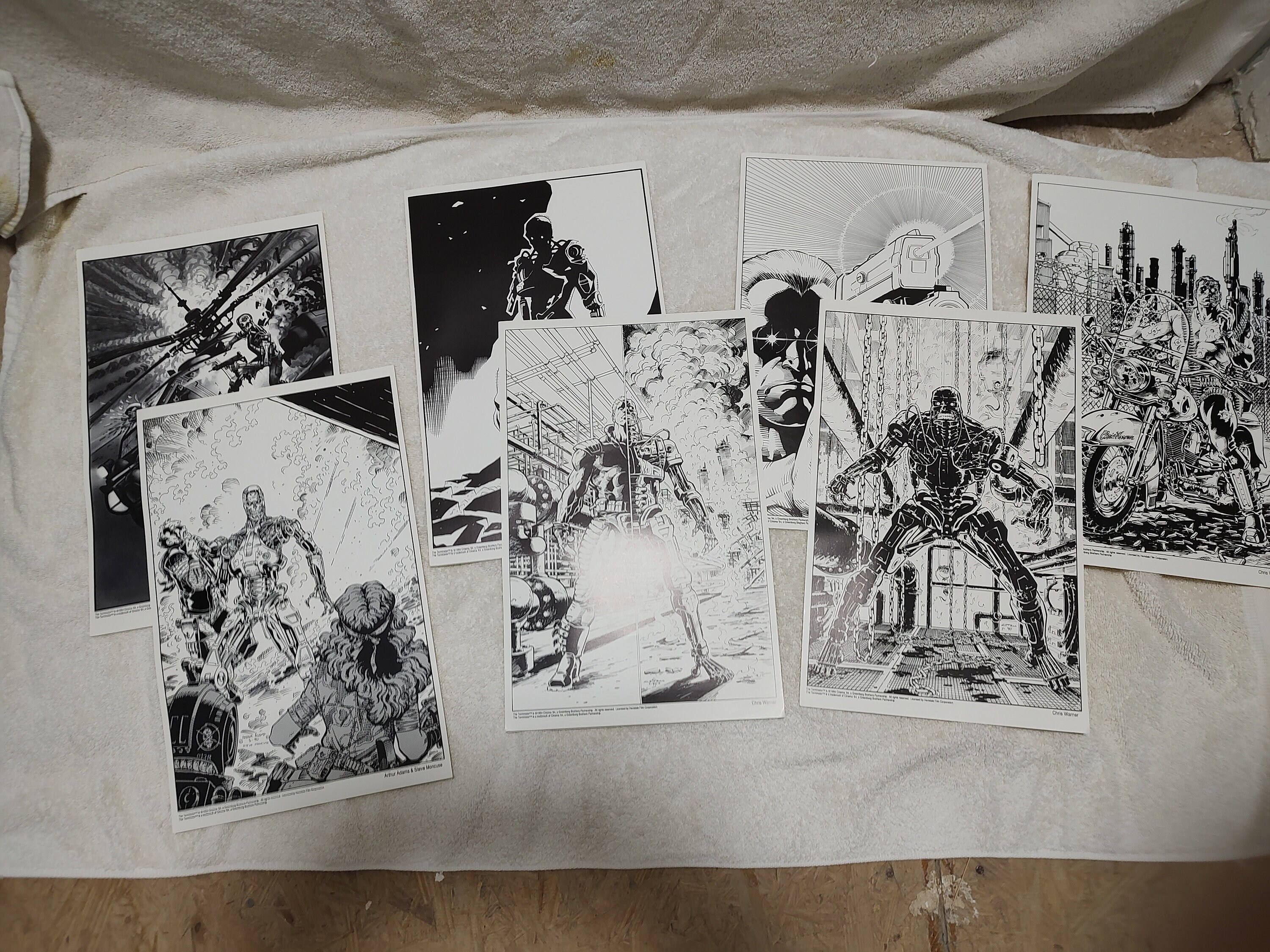 The Terminator Cover Art Plates - Etsy