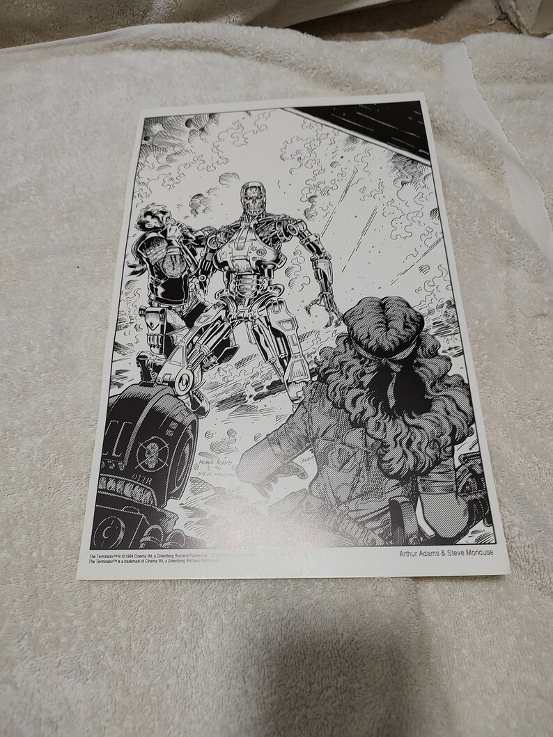 The Terminator Cover Art Plates - Etsy
