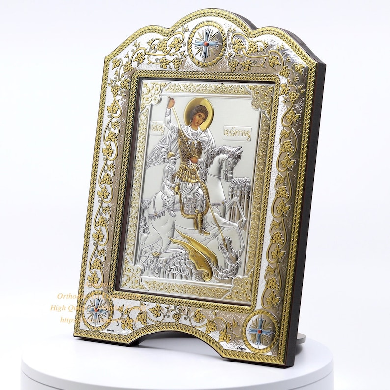 Icon-of St. George the Victorious the Great Miraculous Christian ...