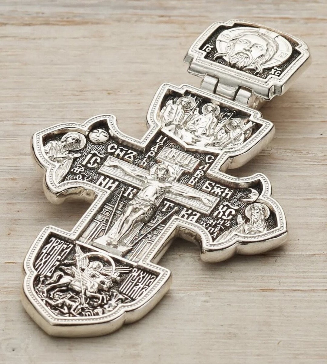 Saint George Warrior Holy Trinity Big Serbian Greek Christian Orthodox ...