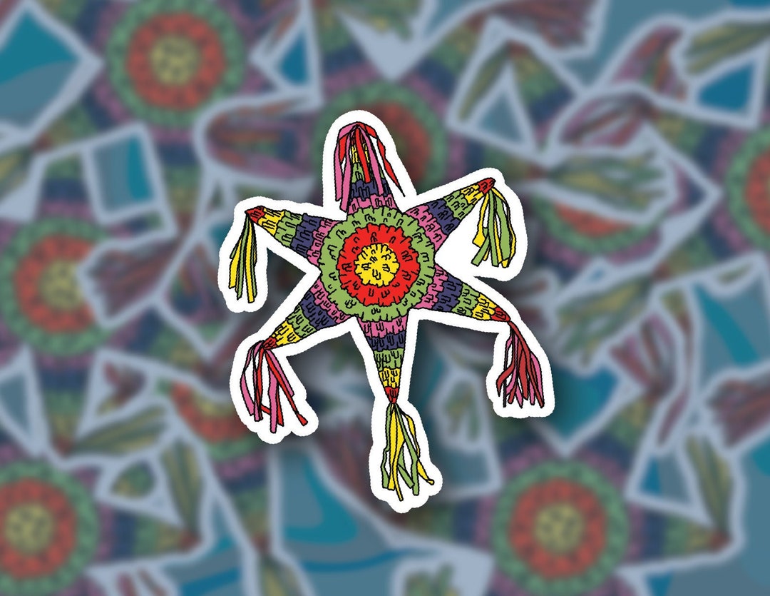 Piñata Sticker Mexican Pop Culture Sticker Waterproof - Etsy