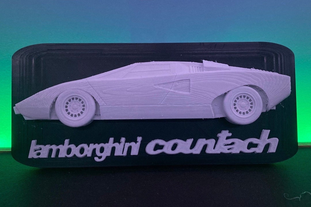 LIMITED EDITION Lamborghini Countach Plaque - Etsy