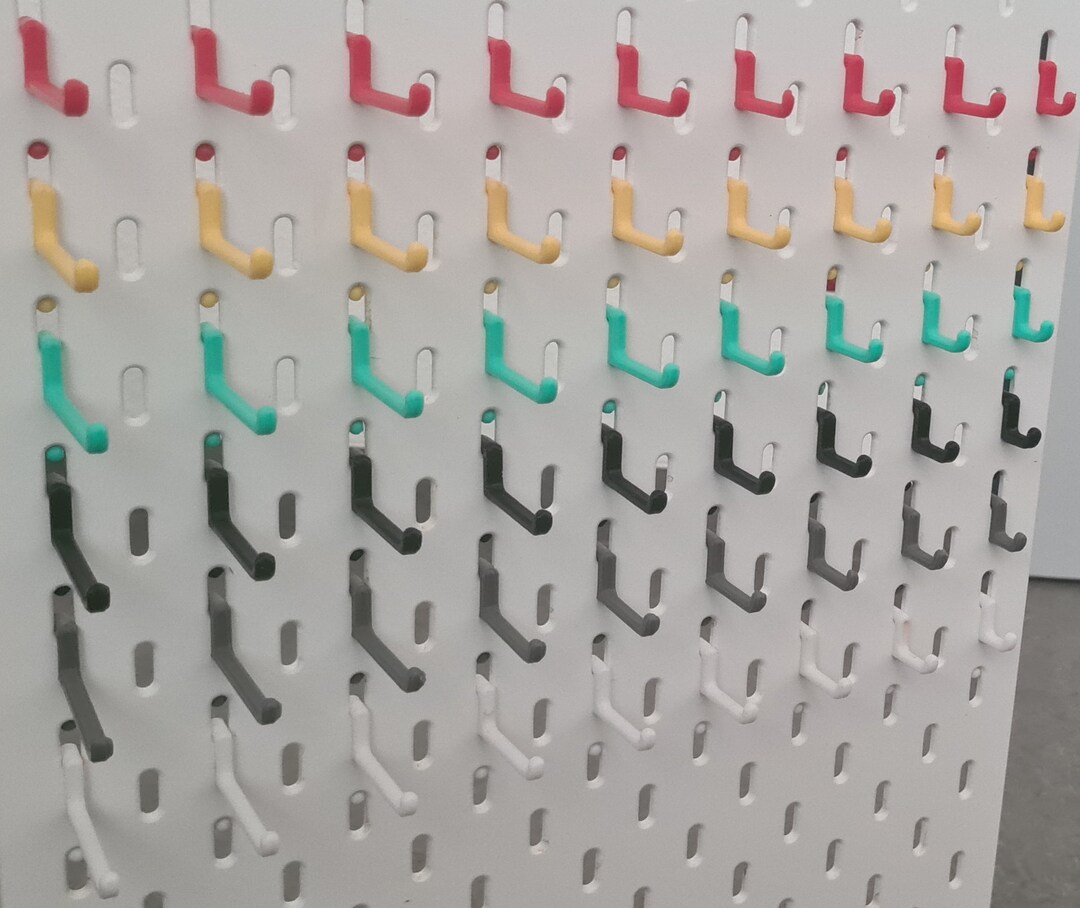 IKEA SKADIS HOOKS Different Sizes, Pegboard Hooks, Skadis Accessories ...