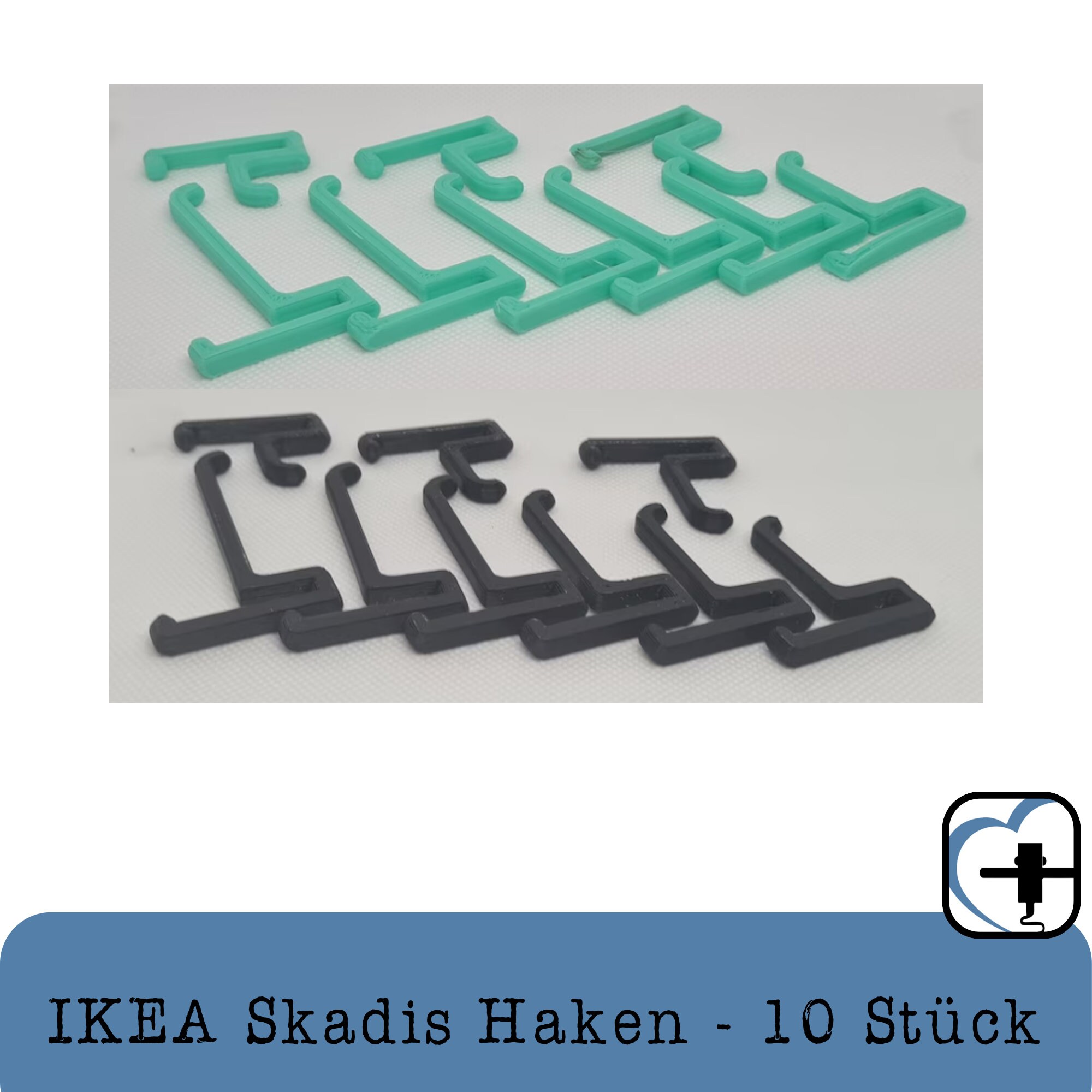 IKEA SKADIS HOOKS Different Sizes, Pegboard Hooks, Skadis Accessories ...