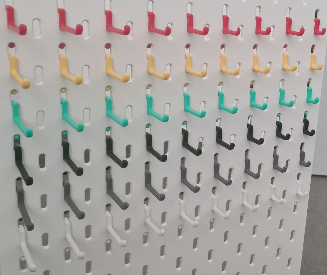 IKEA SKADIS HOOKS 15mm Pegboard Hooks Skadis Accessories - Etsy