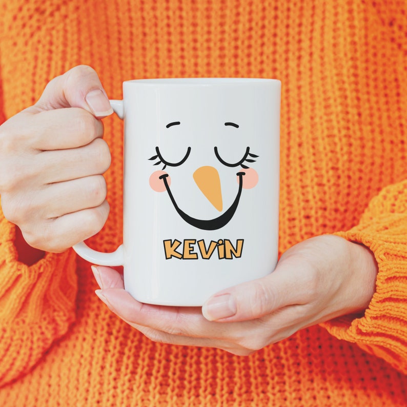 Custom Snowman Mug, Secret Santa Gift, Snowman Mug, Custom Mug ...