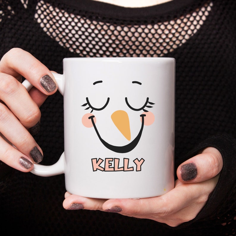 Custom Snowman Mug, Secret Santa Gift, Snowman Mug, Custom Mug ...