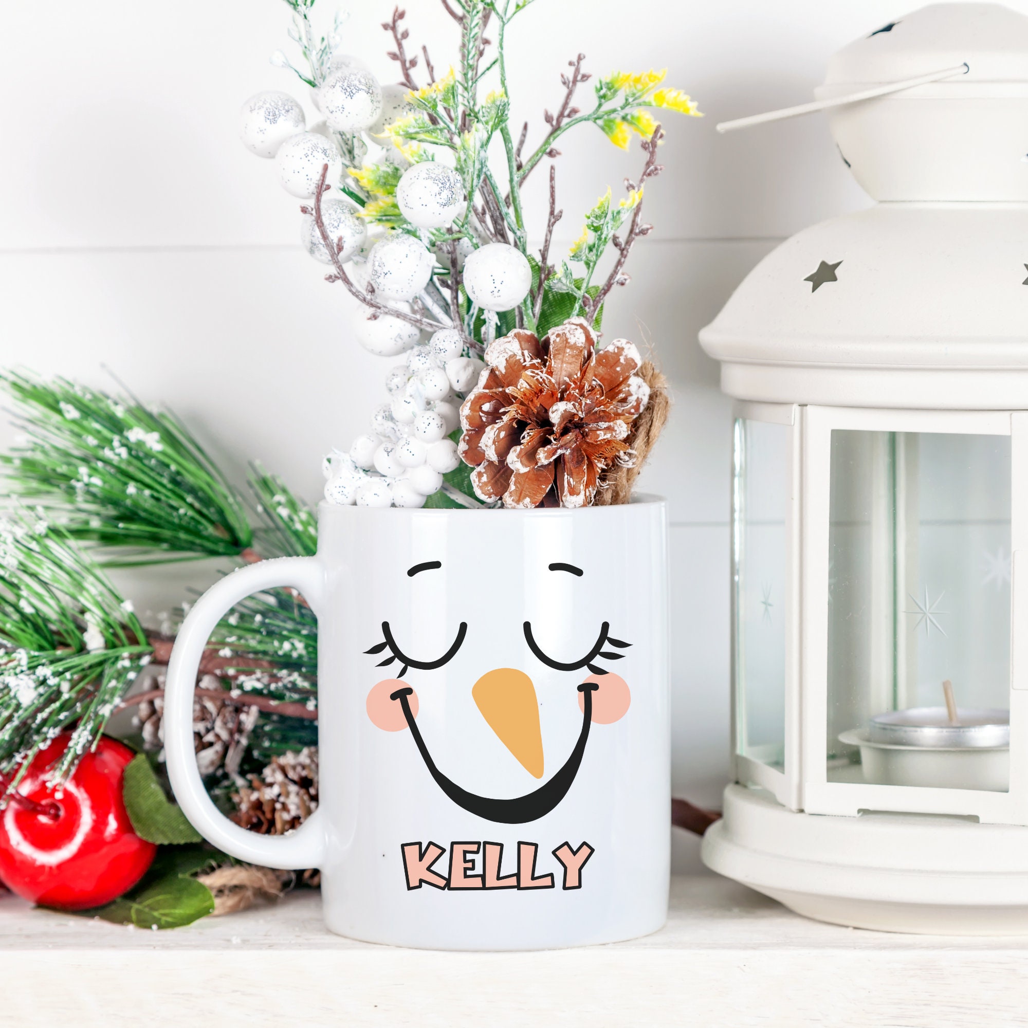 Custom Snowman Mug, Secret Santa Gift, Snowman Mug, Custom Mug ...