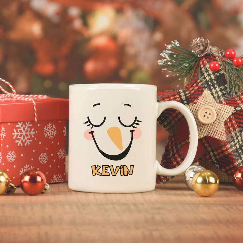 Custom Snowman Mug, Secret Santa Gift, Snowman Mug, Custom Mug ...