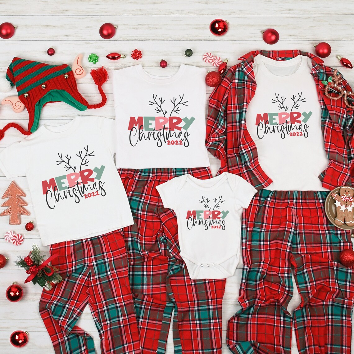 Merry Christmas Family Matching Shirts, Christmas 2022, Christmas ...