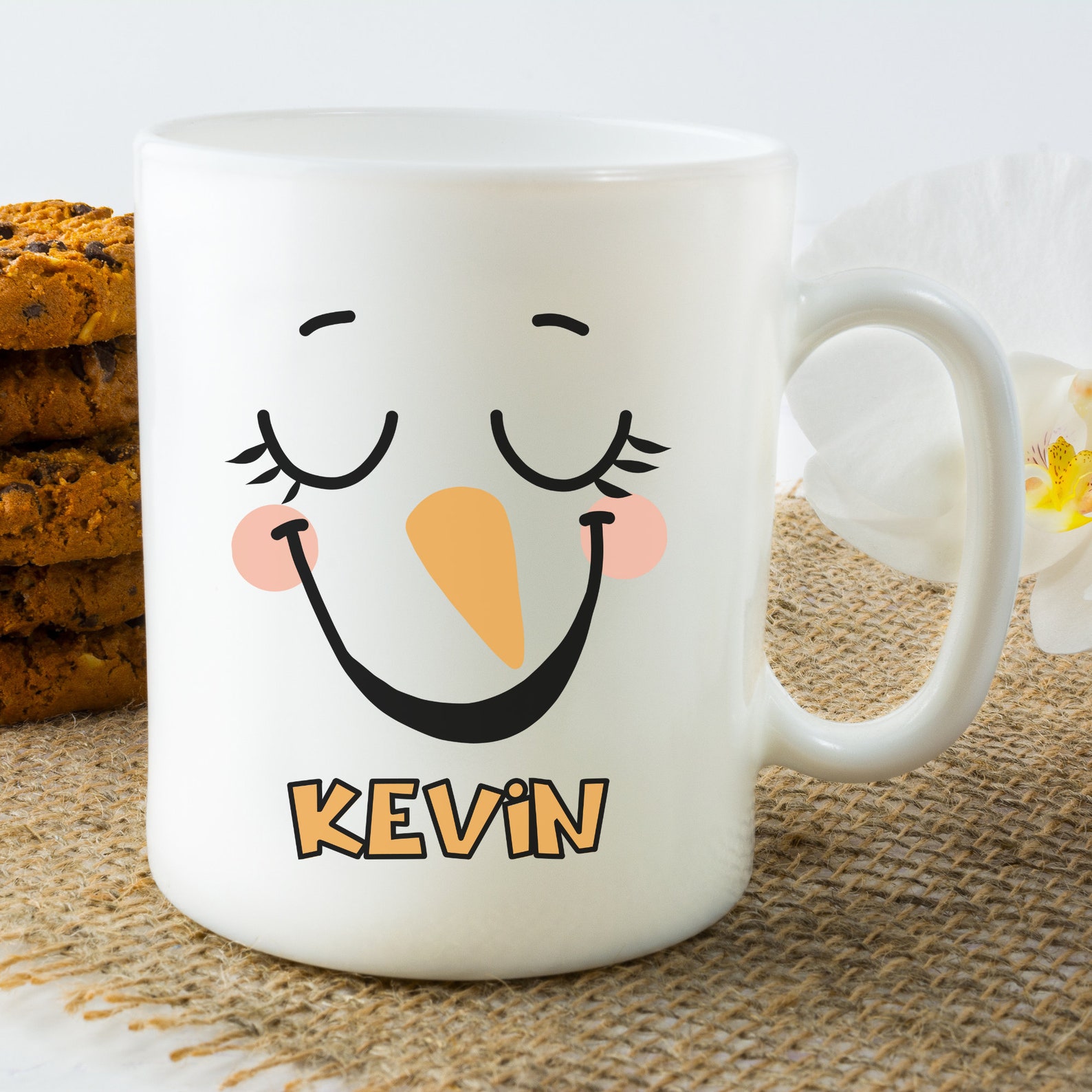 Custom Snowman Mug, Secret Santa Gift, Snowman Mug, Custom Mug ...