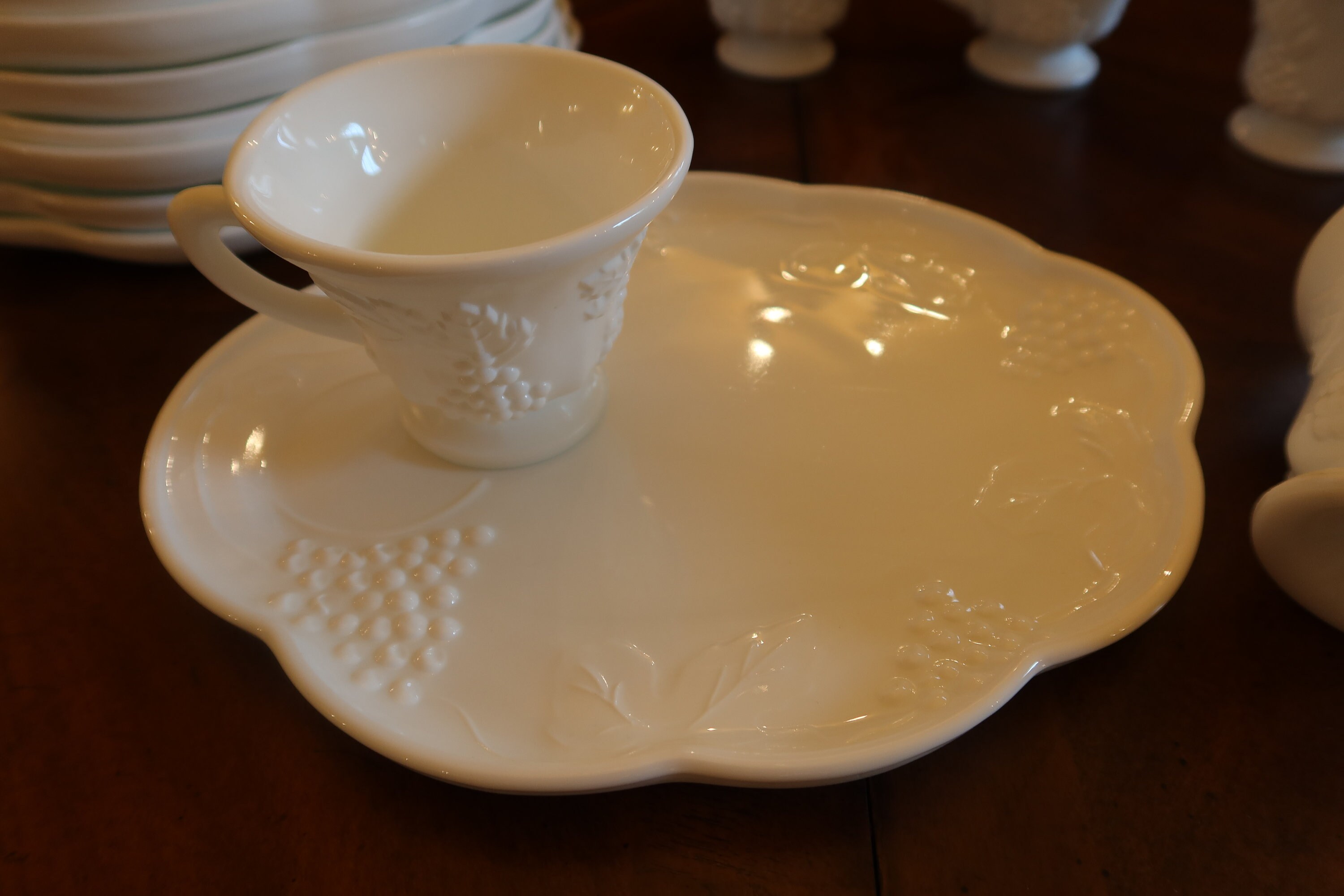 Colony Harvest Set of 10 Snack Plates With Punch Cups - Etsy