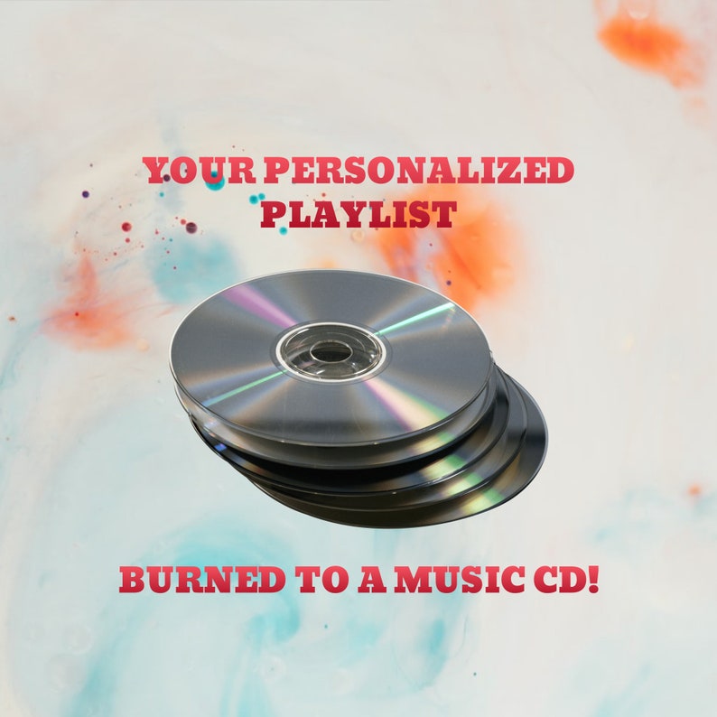 Your Personalized Playlist Burned Onto a Music CD - Etsy.de