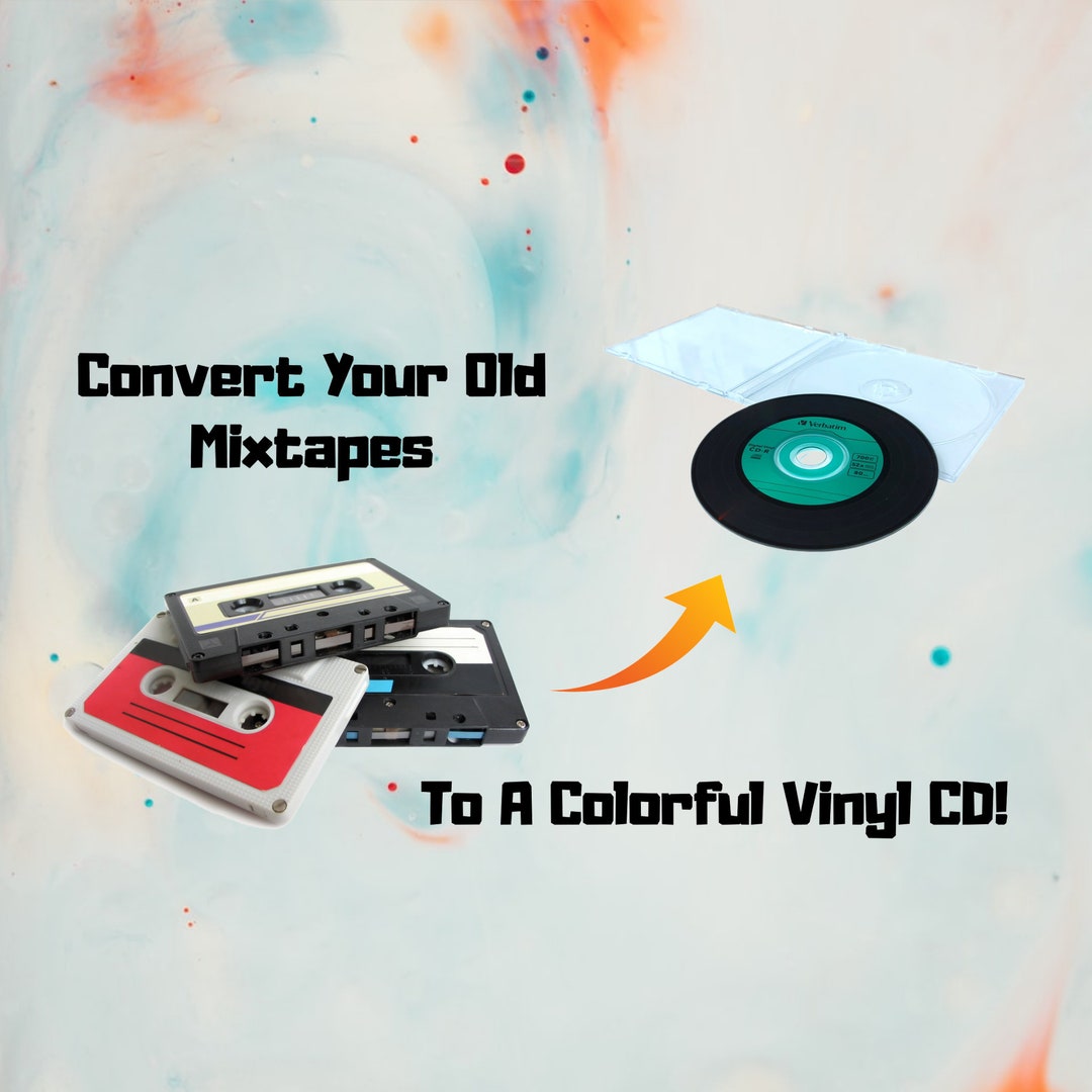 Convert Your Old Mixtapes to A Colorful Green Vinyl CD - Etsy