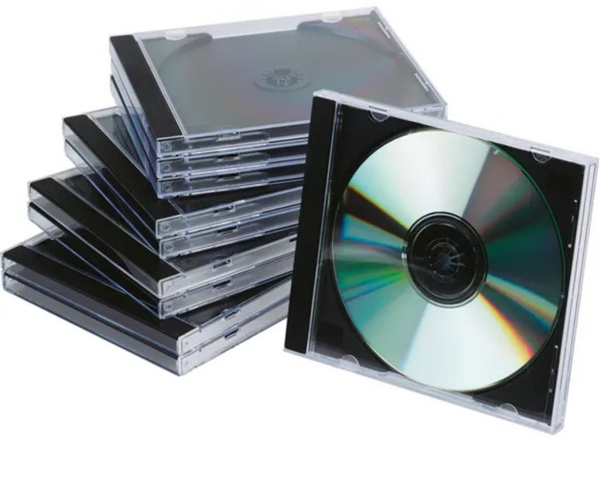 CD/DVD Jewel Cases - Full Size - Multiple Quantities Available - Etsy