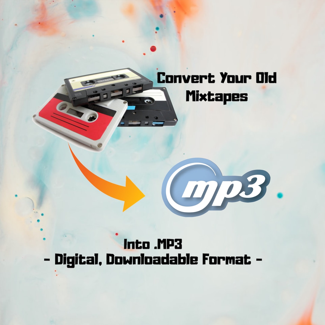 Convert Your Old Mixtapes Into MP3 - Digital, Downloadable Format - - Etsy
