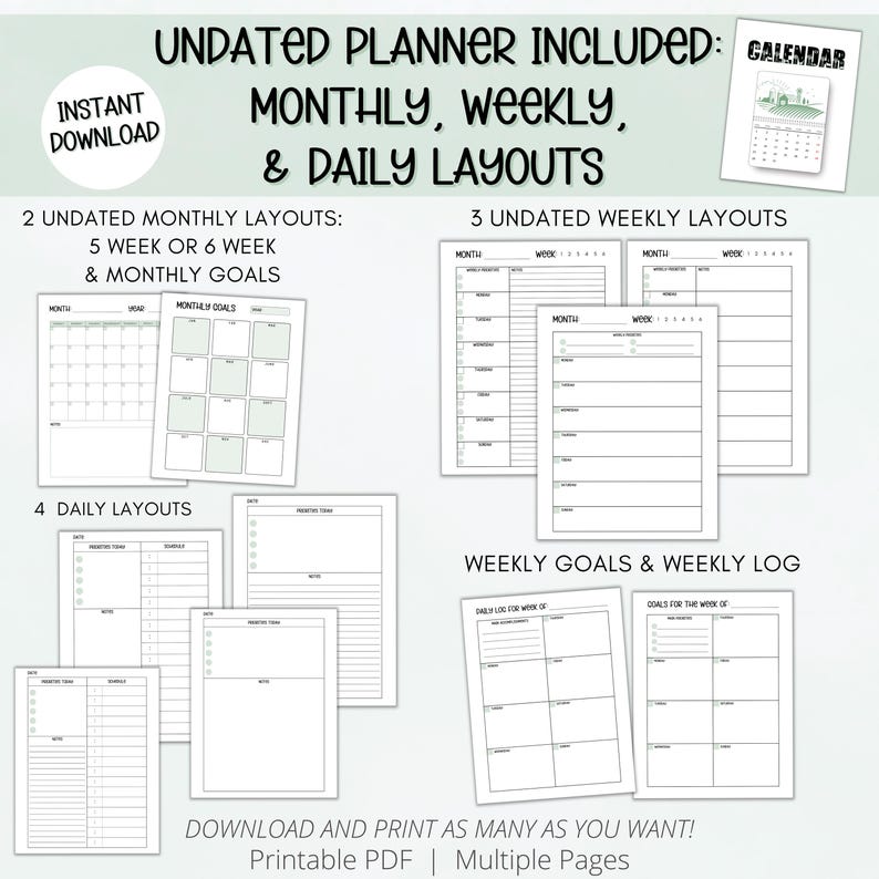 Farm Management Planner: Agriculture Journal & Record Keeper (printable ...