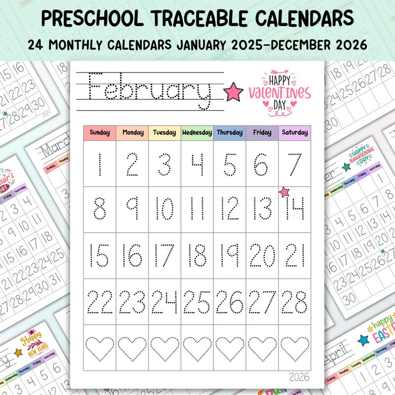 Traceable Calendar 2026 - Etsy