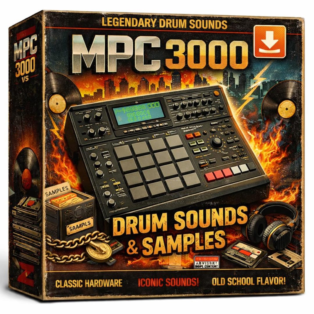 MPC 3000 Drum Kit Hip Hop Sample Pack Vintage Samples Boom Bap Rap ...